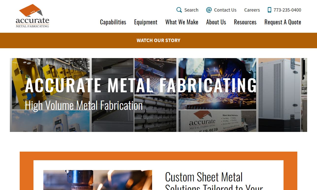 Accurate Metal Fabricating | Sheet Metal Fabrication